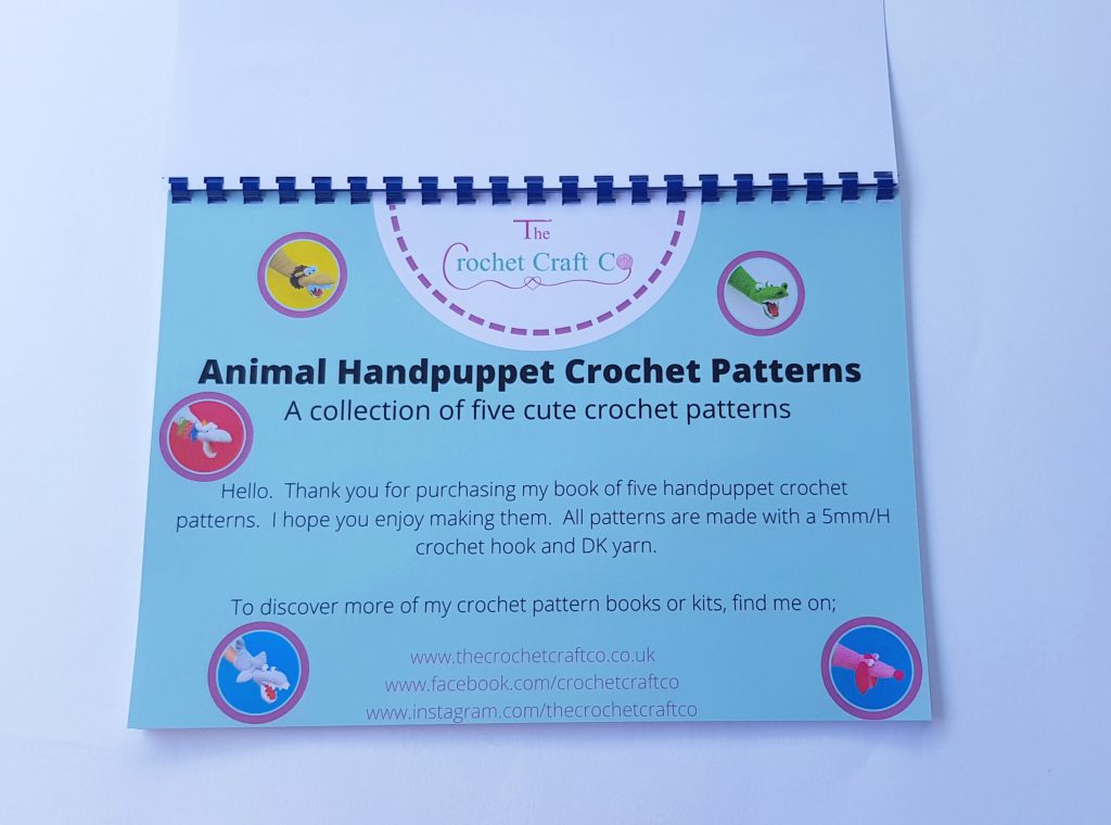 Crochet Pattern Book - Handpuppets Animals (5 patterns) - The Crochet ...
